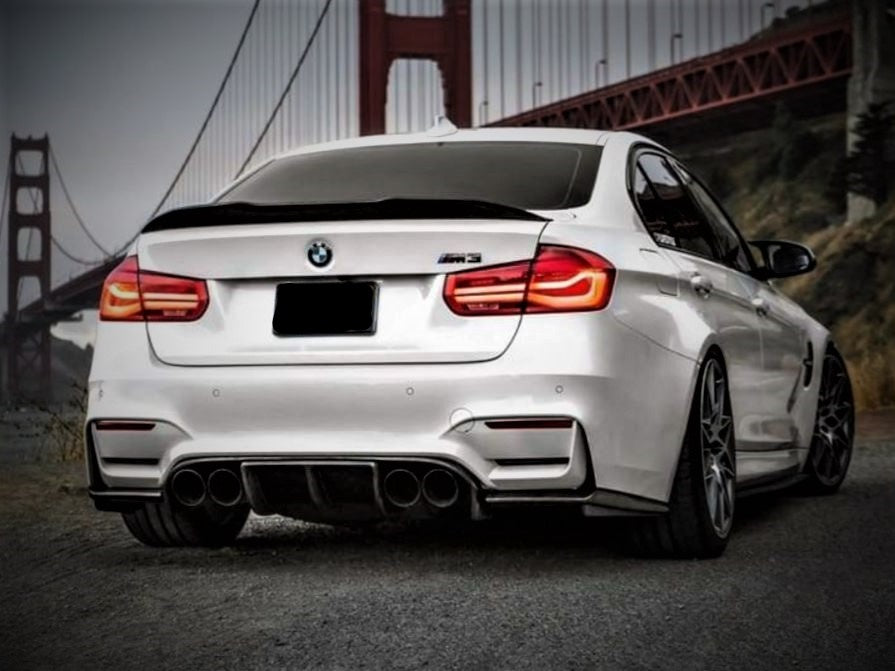 2015-2019 BMW M Series M3 M4 F80 F82 M Performance Rear Diffuser Gloss ...